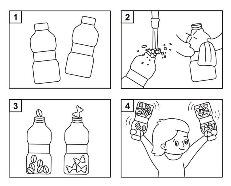 How to Make Shakers from Plastic Bottles - Reading adventures for kids ...