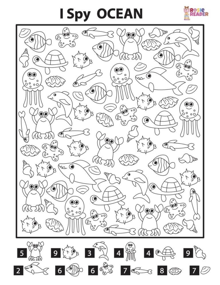 I Spy Ocean - Reading adventures for kids ages 3 to 5